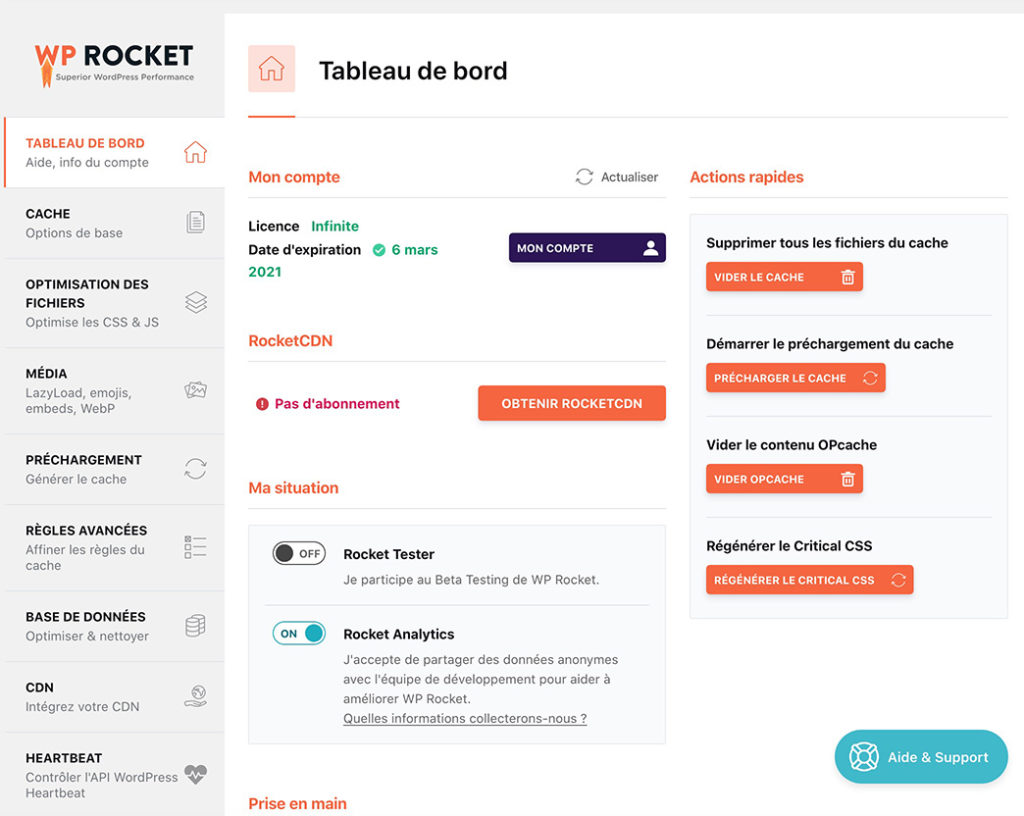 Avis WP Rocket 2020 : Test du plugin de cache - Spinat